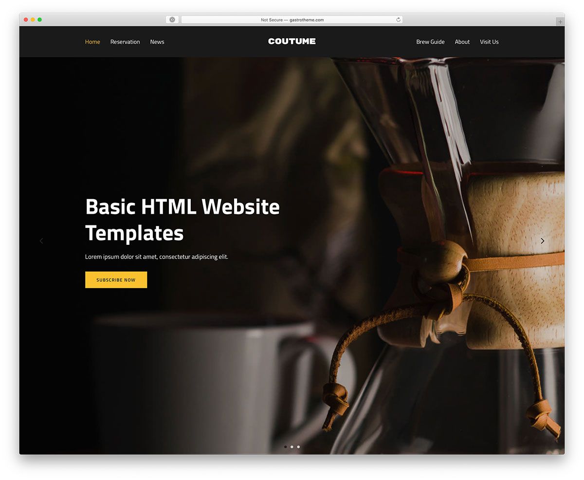 10 Basic HTML Templates 2022 - AdminLTE.IO