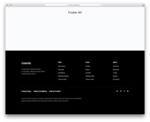 20 Best Bootstrap Footer Templates 2026 - AdminLTE.IO