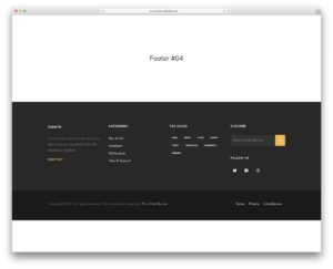 20 Best Bootstrap Footer Templates 2026 - AdminLTE.IO
