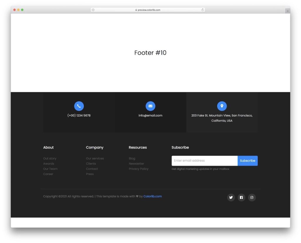 10 Best Bootstrap Footer Templates 2025 - AdminLTE.IO