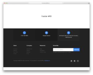 20 Best Bootstrap Footer Templates 2026 - AdminLTE.IO