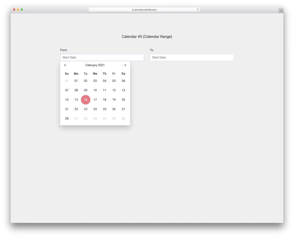 10 Free Bootstrap Calendars 2025 - AdminLTE.IO