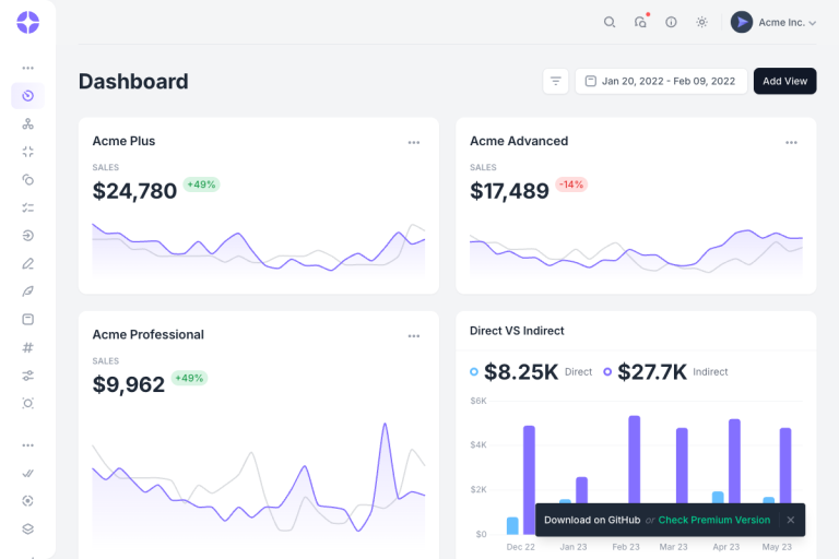 17 Tailwind CSS Admin and Dashboard Templates 2025 - AdminLTE.IO