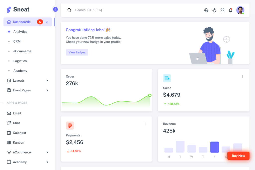 22 Best Bootstrap Dashboard Examples & Templates (2026)