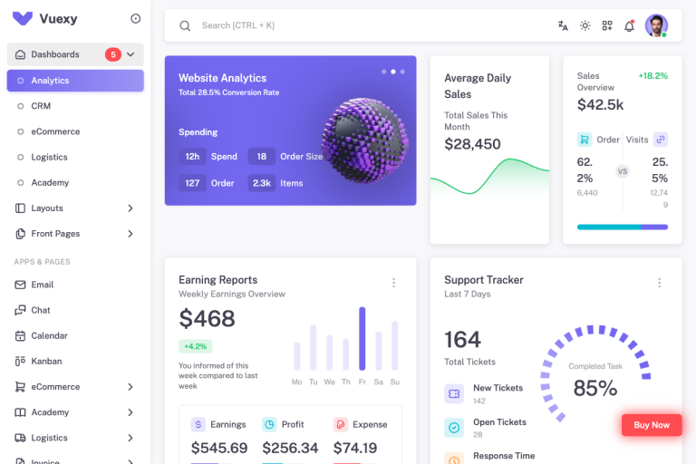 22 Best Bootstrap Dashboard Examples & Templates (2026)