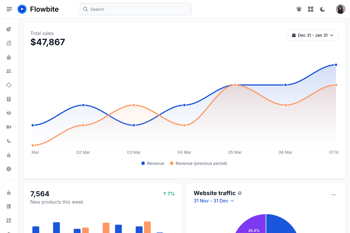 17 Tailwind CSS Admin and Dashboard Templates 2025 - AdminLTE.IO