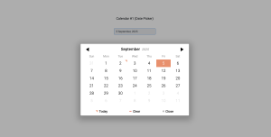 20 Free Bootstrap Calendars 2026 - AdminLTE.IO