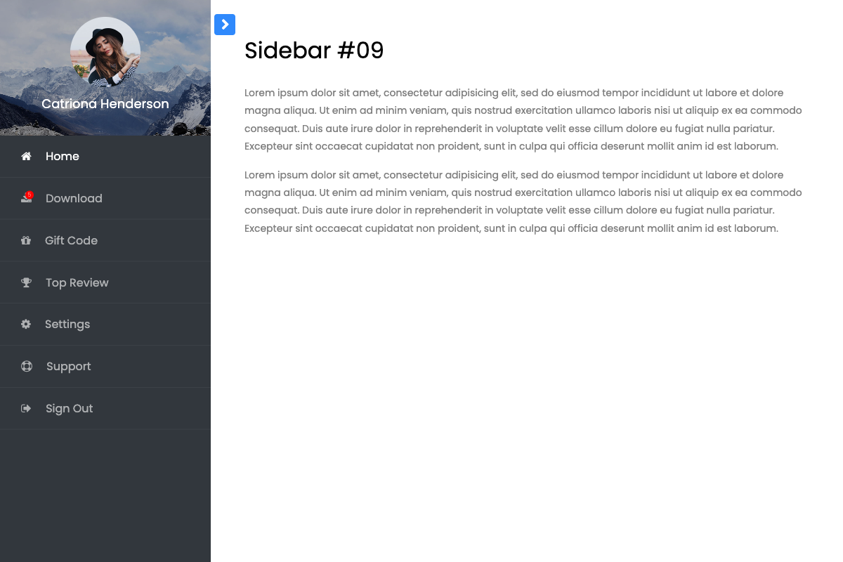 20 Best Free Bootstrap Sidebars 2025 - AdminLTE.IO