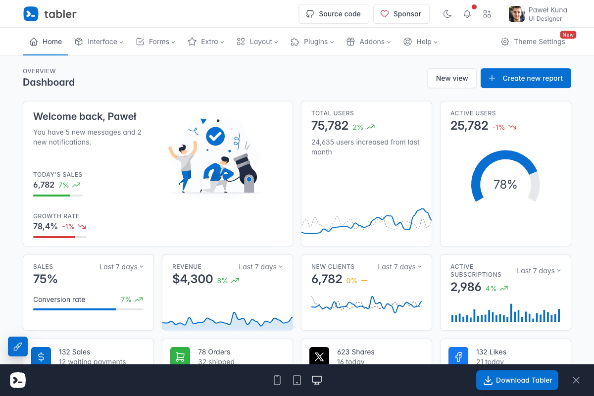 22 Best Admin Templates For 2025 - AdminLTE.IO